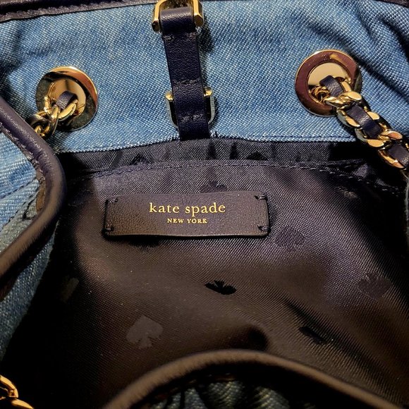 kate spade | Bags | Kate Spade Denim Quilted Backpack | Poshmark